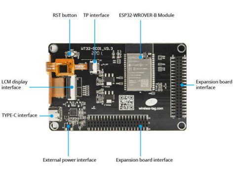 LCD Display WT32 SC01 WiFi 3 5 480x320 Touch ESP32 WROVER B 99Tech