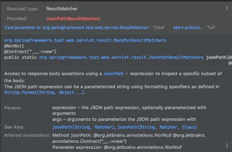Java Jsonpath Cast Issue In Junit5 Spring Boot With Mockmvc Stack Overflow