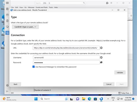 Debian 12 Bookworm Nextcloud Use Address Book Server World