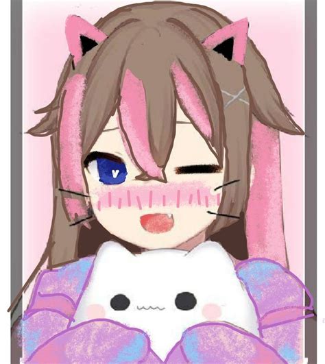 Девка милашка Anime Art