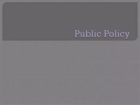PPT Public Policy PowerPoint Presentation Free Download ID 2665651