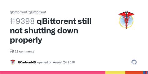 QBittorent Still Not Shutting Down Properly Issue Qbittorrent QBittorrent GitHub