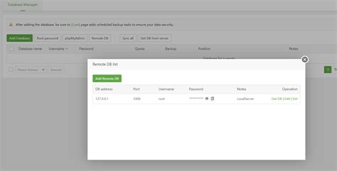 Phpmyadmin Get Error Aapanel Free Hosting Control Panel One Click