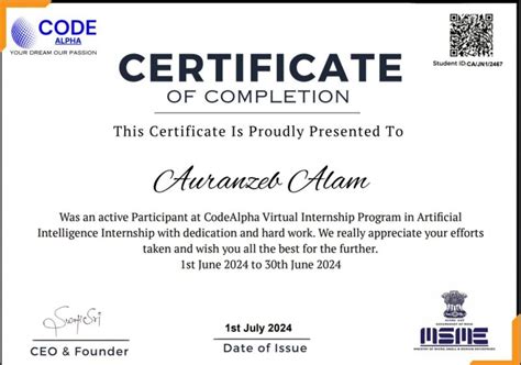 Auranzeb Alam On Linkedin Codealpha