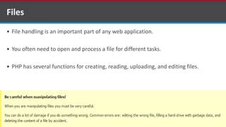 PHP File Handling PDF Web Development Internet