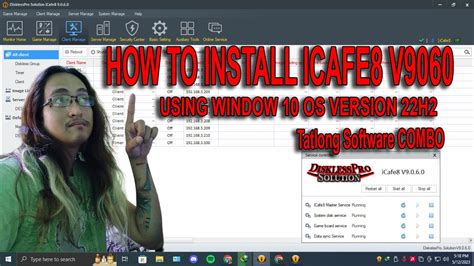 How To Install Icafe8 Version 9060 Using Window 10 Paano Mag