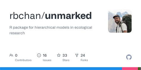 GitHub Rbchan Unmarked R Package For Hierarchical Models In Ecological Research