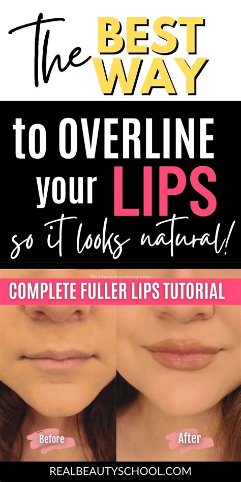 How To Overline Lips To Get Natural Looking Fuller Juicy Lips Artofit