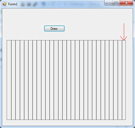 C How To Draw Columns With Same Width In A Custom Control Stack Overflow