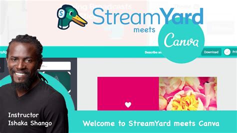 streamyard meets canva youtube
