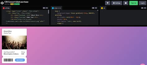 24 CSS Tickets Examples WebTopic