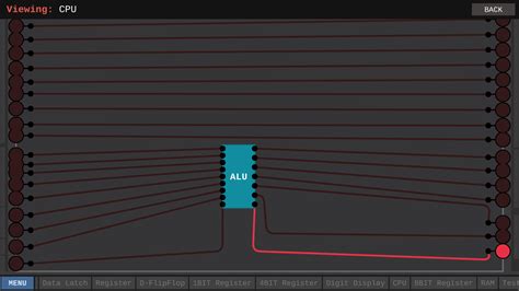 Bit Computer With Bit ALU Logic Digital Logic Sim V Community Itch Io