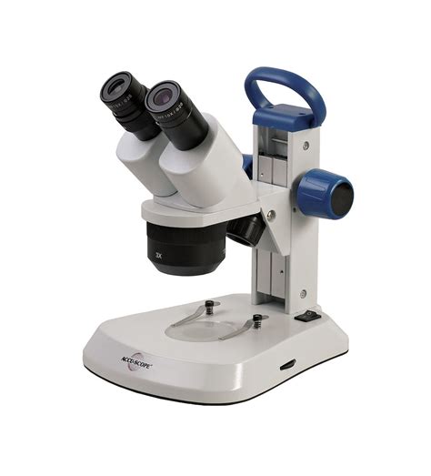 Accu Scope Exs 210 Stereo Microscope With Led Stand 10x And 20x Microscope Solutions