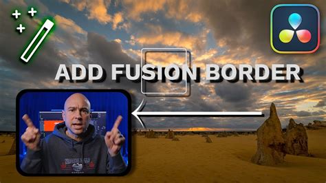 EASY FUSION | How to Create BORDER in DaVinci Resolve 18 Fusion - YouTube