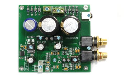 Audiophonics Ess Es9028q2m I2s Dac Module Board 32bit 55 Off