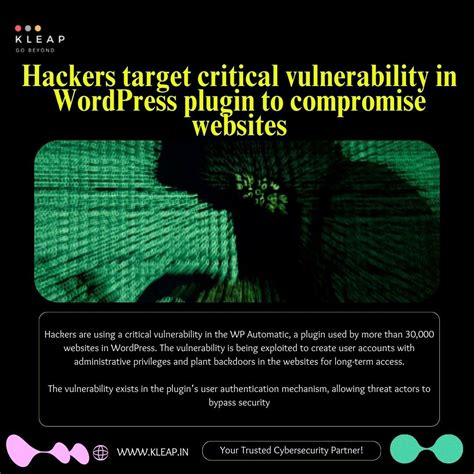 Kleap Technologies On Linkedin Since The Vulnerability Was Identified Researchers Have