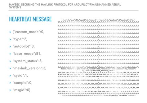 Mavsec Securing The Mavlink Protocol For Ardupilot And Px4 Unmanned Aerial Systems Pdf