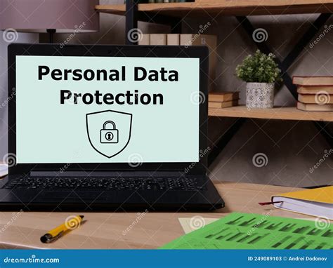 Personal Data Protection Is Shown Using The Text Stock Image Image Of Personal Digital 249089103