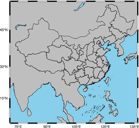 绘制一个简单的中国地图 俺是大好人啊