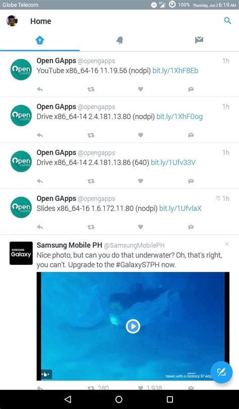 material design twitter app r androidapps