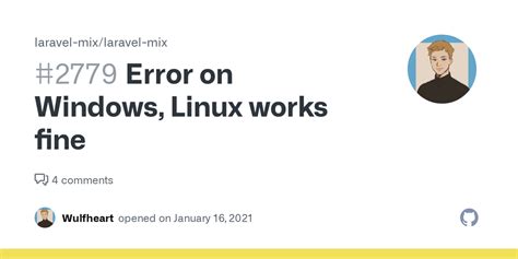 Error On Windows Linux Works Fine · Issue 2779 · Laravel Mixlaravel Mix · Github