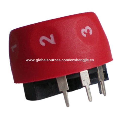 Red Rotary Switch With High Rated Voltage China Wholesale Rotary Switch From Changzhou