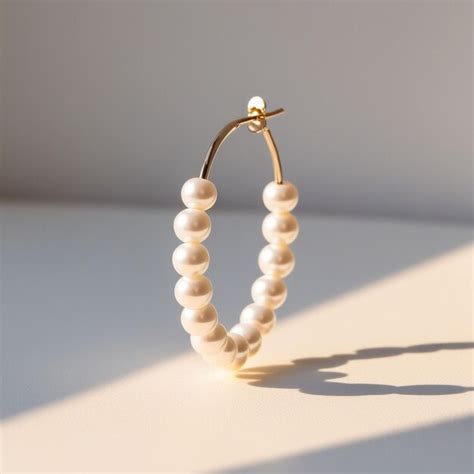 Ear Ring Design Premium Ai Generated Image