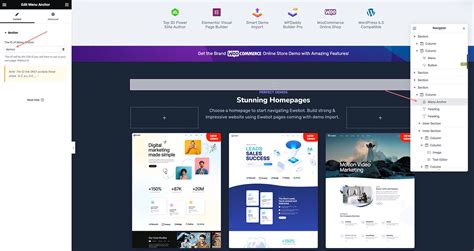 how to create one page website ewebot wordpress theme help center