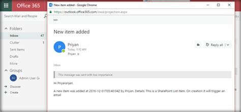 Send Notification Mail On A Sharepoint List Item Added Event Using Microsoft Flow