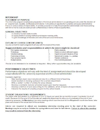 Statement Of Purpose For Internship Sample Pdf Jzaclip