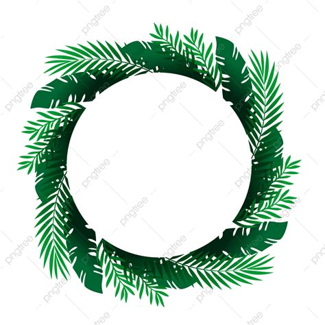 Plant Border Png Image Plant Border Summer Frame Border Material