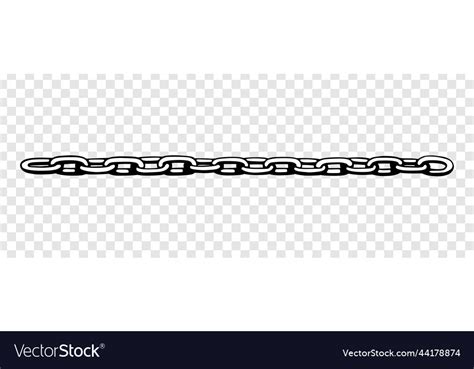 Chain As Symbol Of Unity And Cooperation Sketch Vector Image