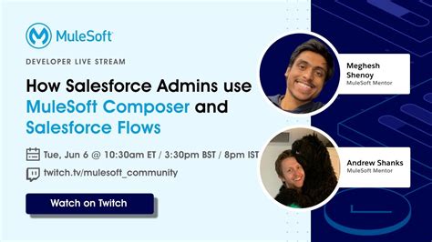 How Salesforce Admins Use Mulesoft Composer And Salesforce Flows Live Coding Youtube