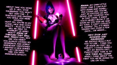 Rule 34 3d Black Lipstick Black Nails Bondage Caption Chastity Cage