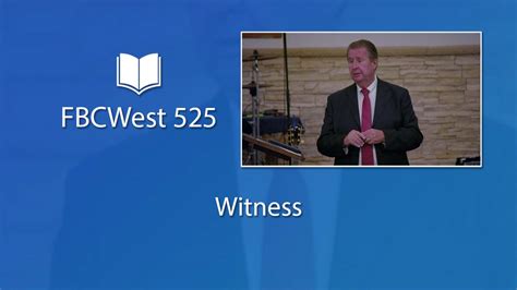 Services Witness Fbcwest