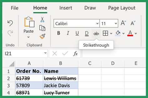 8 ways to strikethrough text in excel classical finance