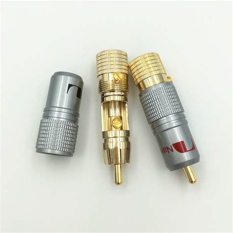 Generic 2Pcs High Quality NAKAMICHI 10mm Gold Plated Lockable non ...