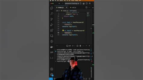 Dont Forget To Salt Your Hashed Passwords Nodejs Cybersecurity Youtube
