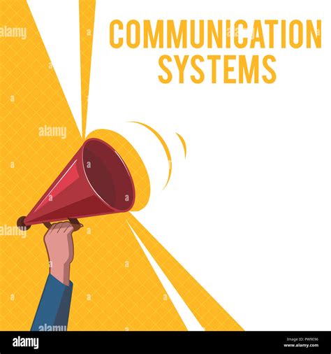 Handwriting Text Communication Systems Concept Meaning Flow Of Information Use Of Machine To