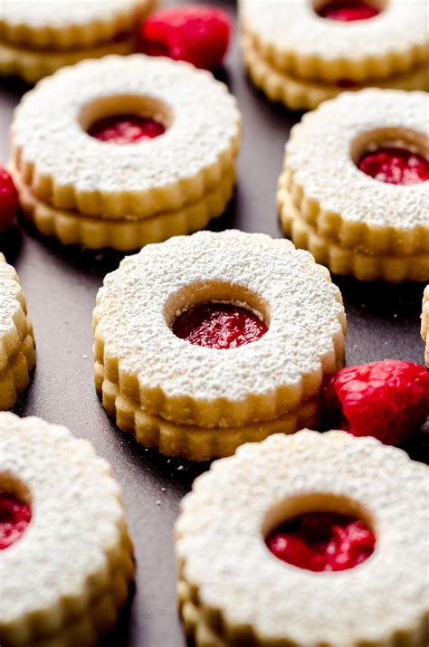 Classic Raspberry Linzer Tart Cookies Fresh April Flours