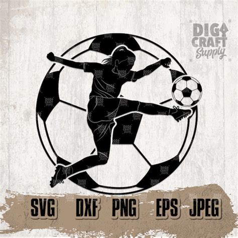 Soccer Girl Player Svg Sports Mom Life Tshirt Design Png Etsy