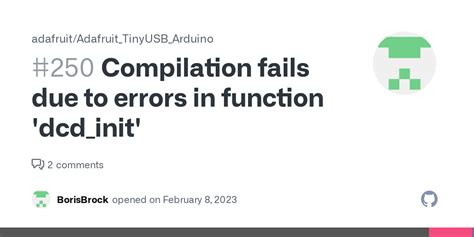 Compilation Fails Due To Errors In Function Dcd Init Issue Adafruit Adafruit TinyUSB