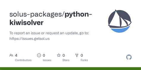 Github Solus Packages Python Kiwisolver To Report An Issue Or
