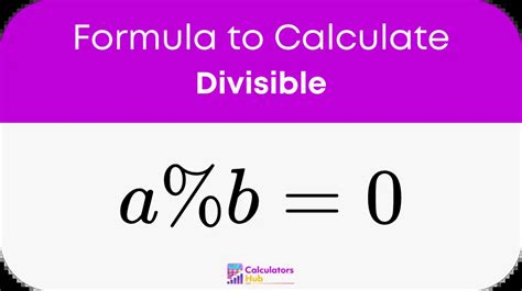 Divisible Calculator Online