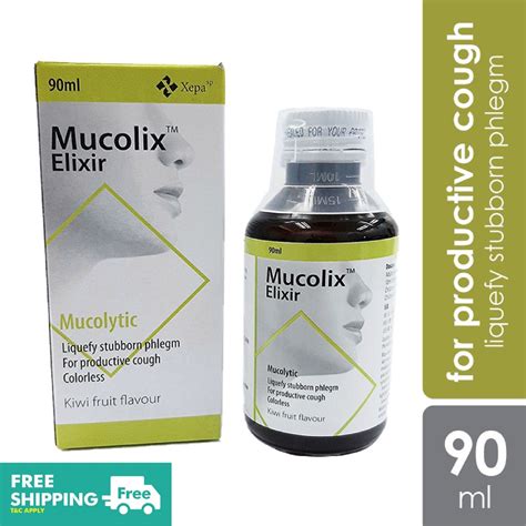 Mucolix Elixir Cold And Cough Relief 90ml Shopee Malaysia Mucolix Elixir Cold And Cough Relief 90ml Shopee Malaysia