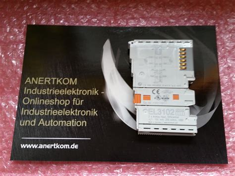 Beckhoff EL Channel Analog Input Terminal Andre Ertel ANERTKOM Industrial Electronics