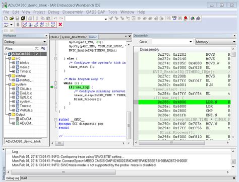 Using Eval Adicup360 With Iar And Keil Ides Analog Devices Wiki