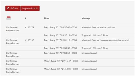 Microsoft Flow Buttons Integration