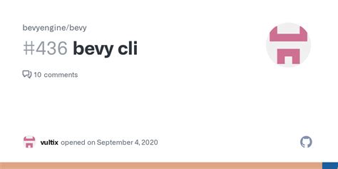 bevy cli · issue 436 · bevyengine bevy · github