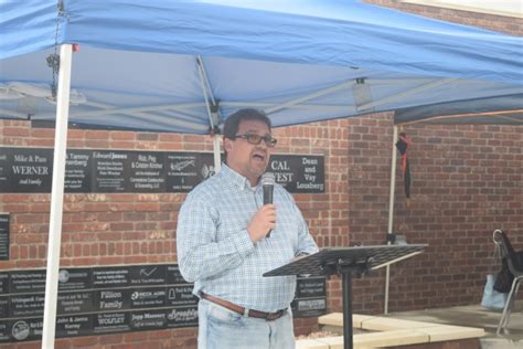 Sterling Community Fund Celebrates Unveiling Of Triune Sculpture Dedication Of Founders Wall